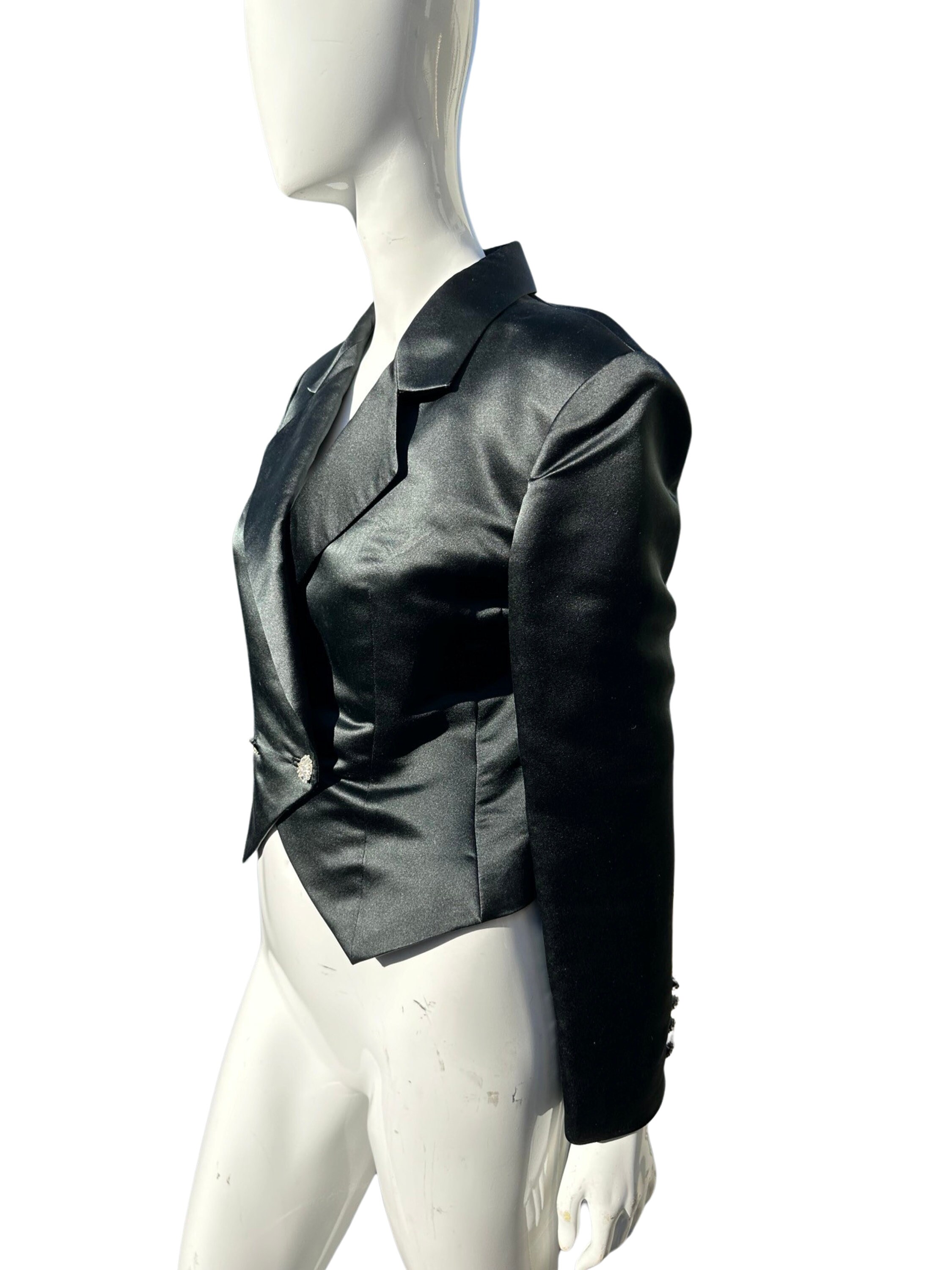 Vintage 60s SHERMAN’S Hong Kong Short Tuxedo Jacket Formal Gala Jacket ...