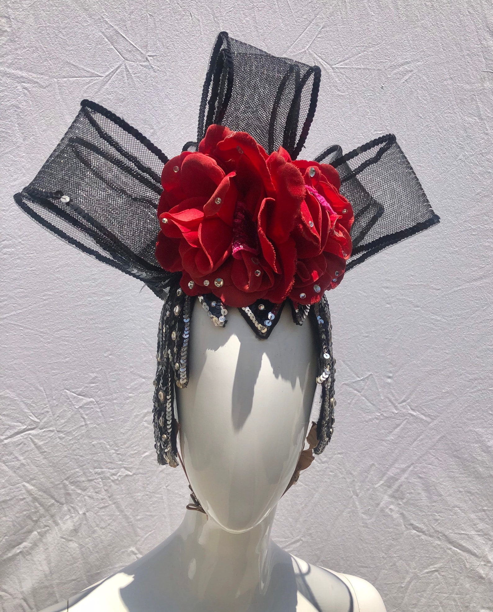 Vintage Showgirl Hat Cap by Elizabeth Courtney HOLLYWOOD Costumes ...