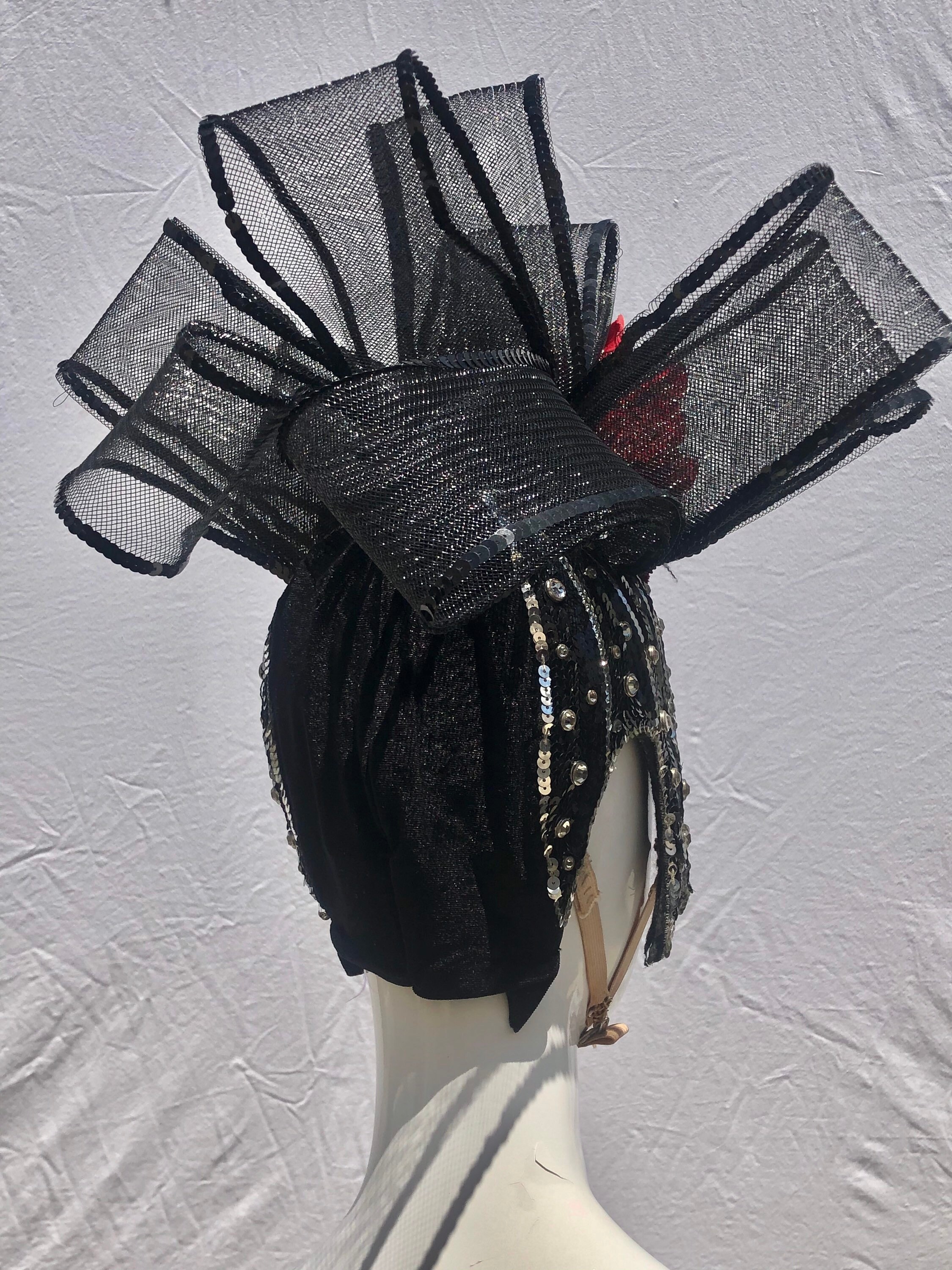 Vintage Showgirl Hat Cap by Elizabeth Courtney HOLLYWOOD Costumes ...