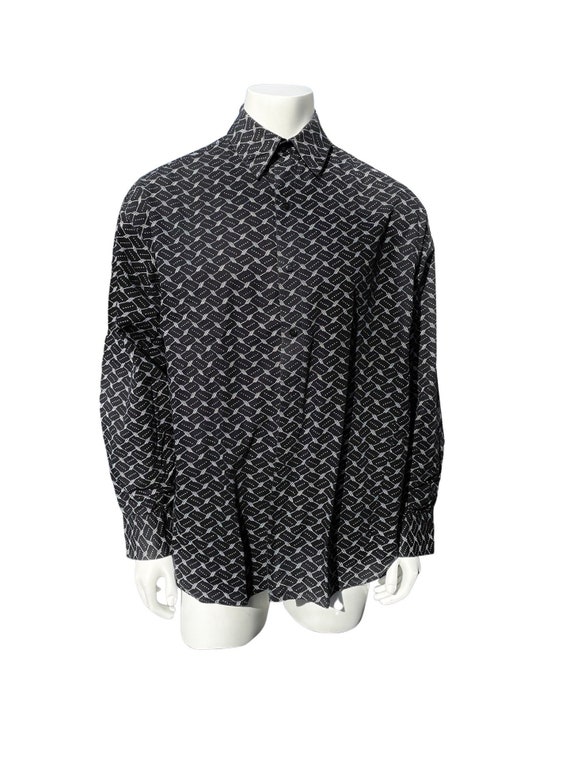 Vintage 80s Willi Smith Willi Wear Novelty Print Dress Shirt | Etsy