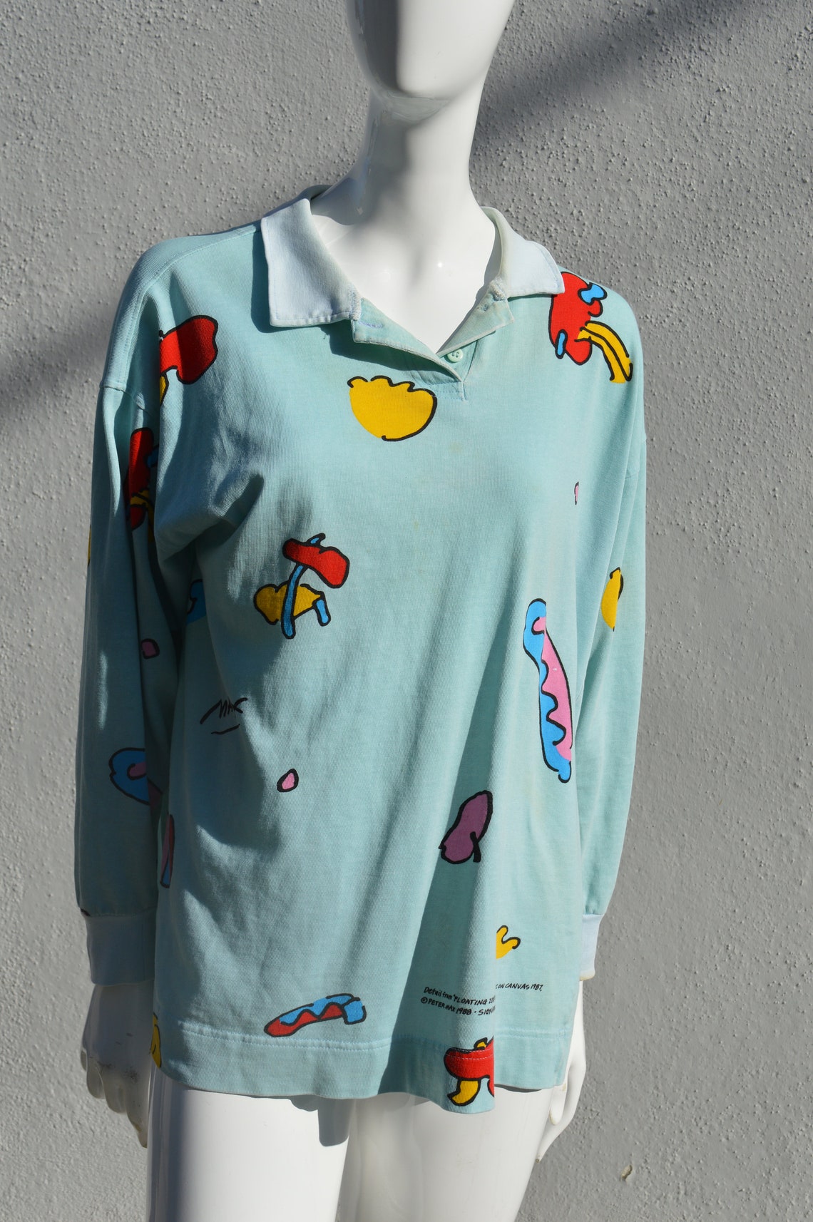 Vintage 80's NEOMAX Peter Max Signature Series Shirt - Etsy