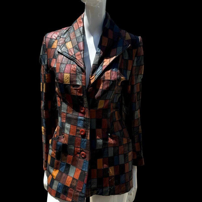 Patchwork Leather - Etsy UK