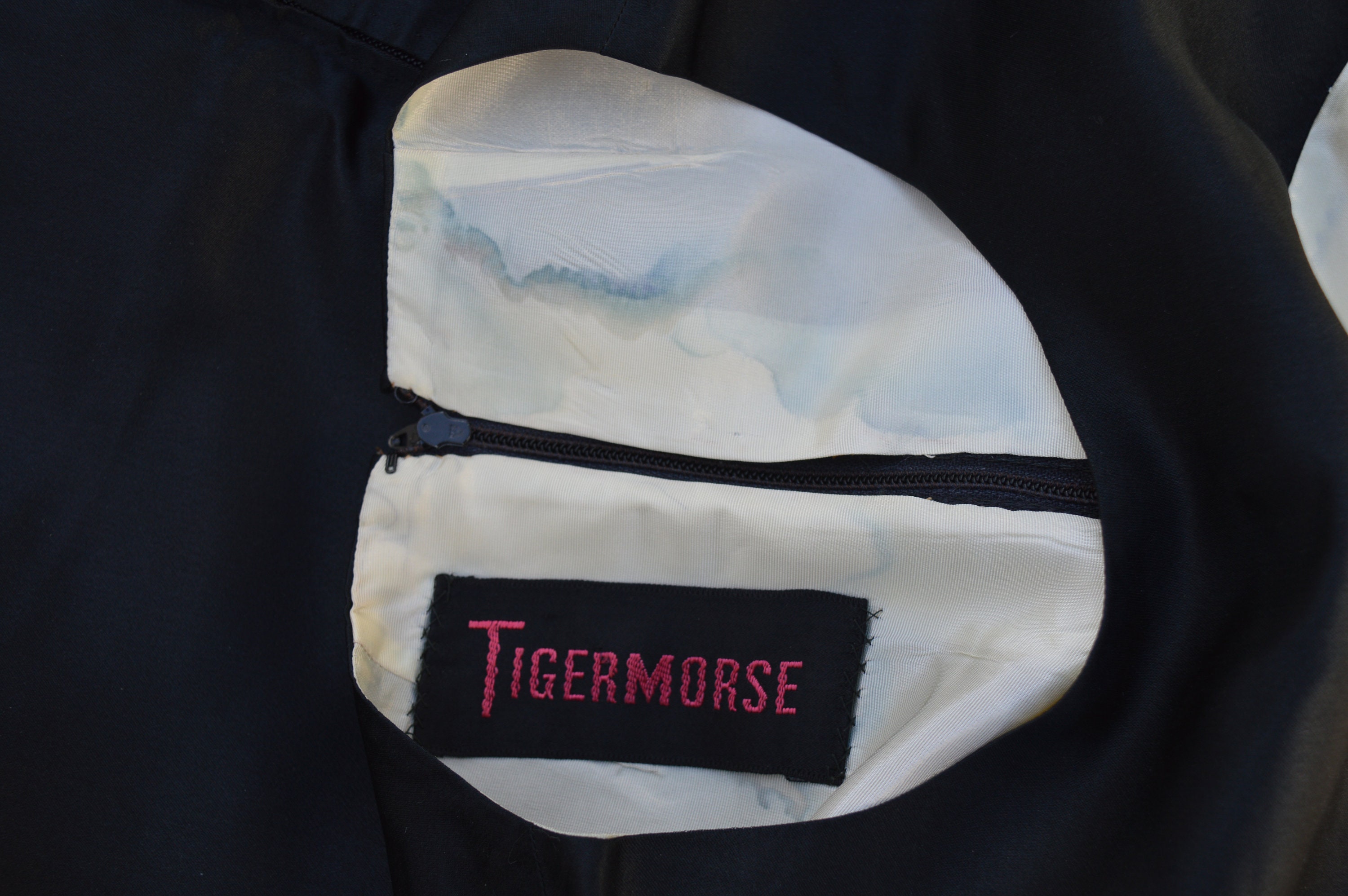 Vintage 60's TIGER MORSE Dress Iconic RARE Silk Dress Mod Classic ...