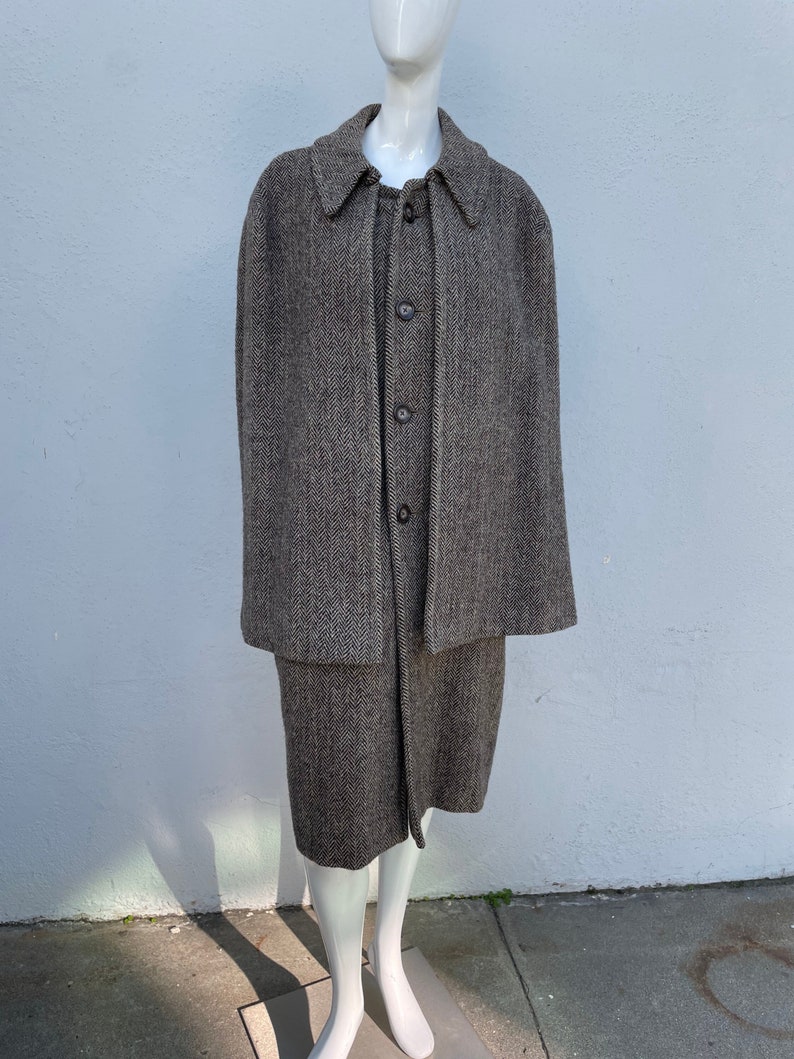 Vintage 40-60's MATSUZAKAYA Tonbi Coat Inverness Cape Japanese ...