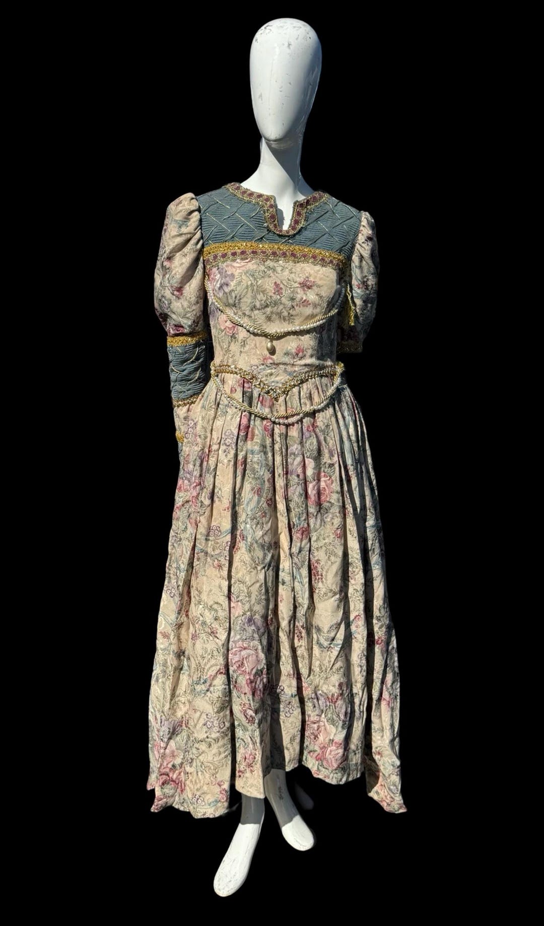Vintage Costume Made Renaissance Dress Gown Maid MARIAN Dress Robin ...
