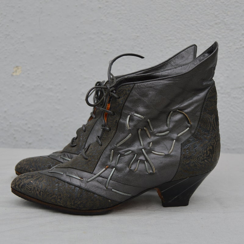 Italian Leather Booties - Etsy