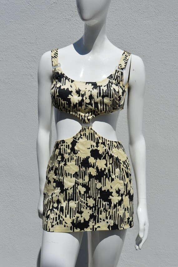 Vintage 70's poolside bathing suit MOD extra small sw… - Gem