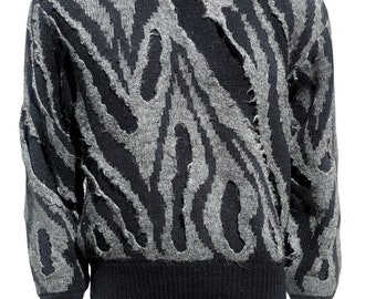 Vintage 80's ISSEY MIYAKE by All Style Co 1983 Fuzzy Small Vintage 80's ISSEY MIYAKE by All Style Co 1983 Fuzzy Small