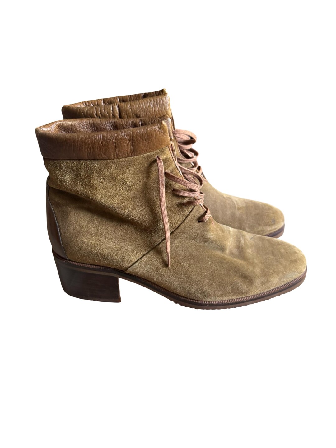 Vintage 70s BRASS Boots Made in Italy Men’s Ankle Boots Suede USA 9 1/2 ...