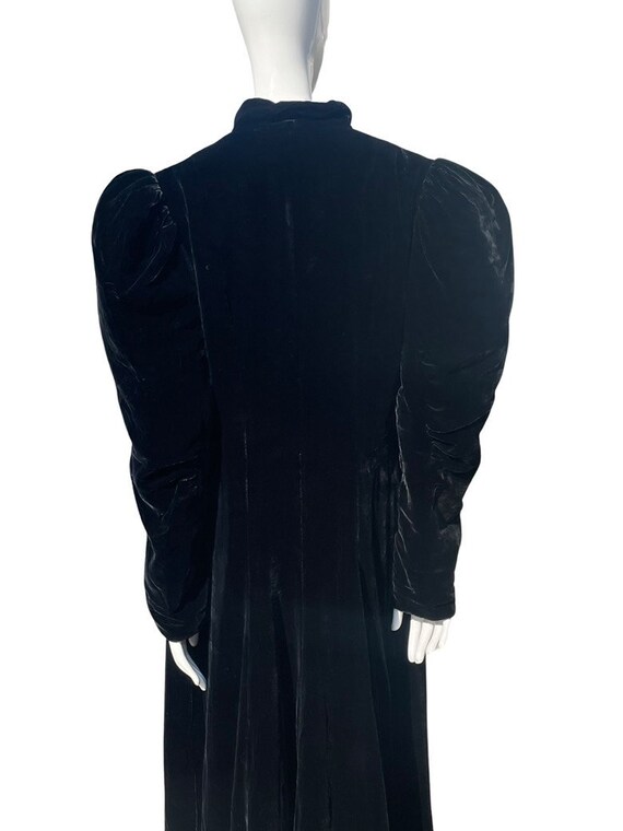 Vintage 20's opera coat silk velvet long coat with pu… - Gem