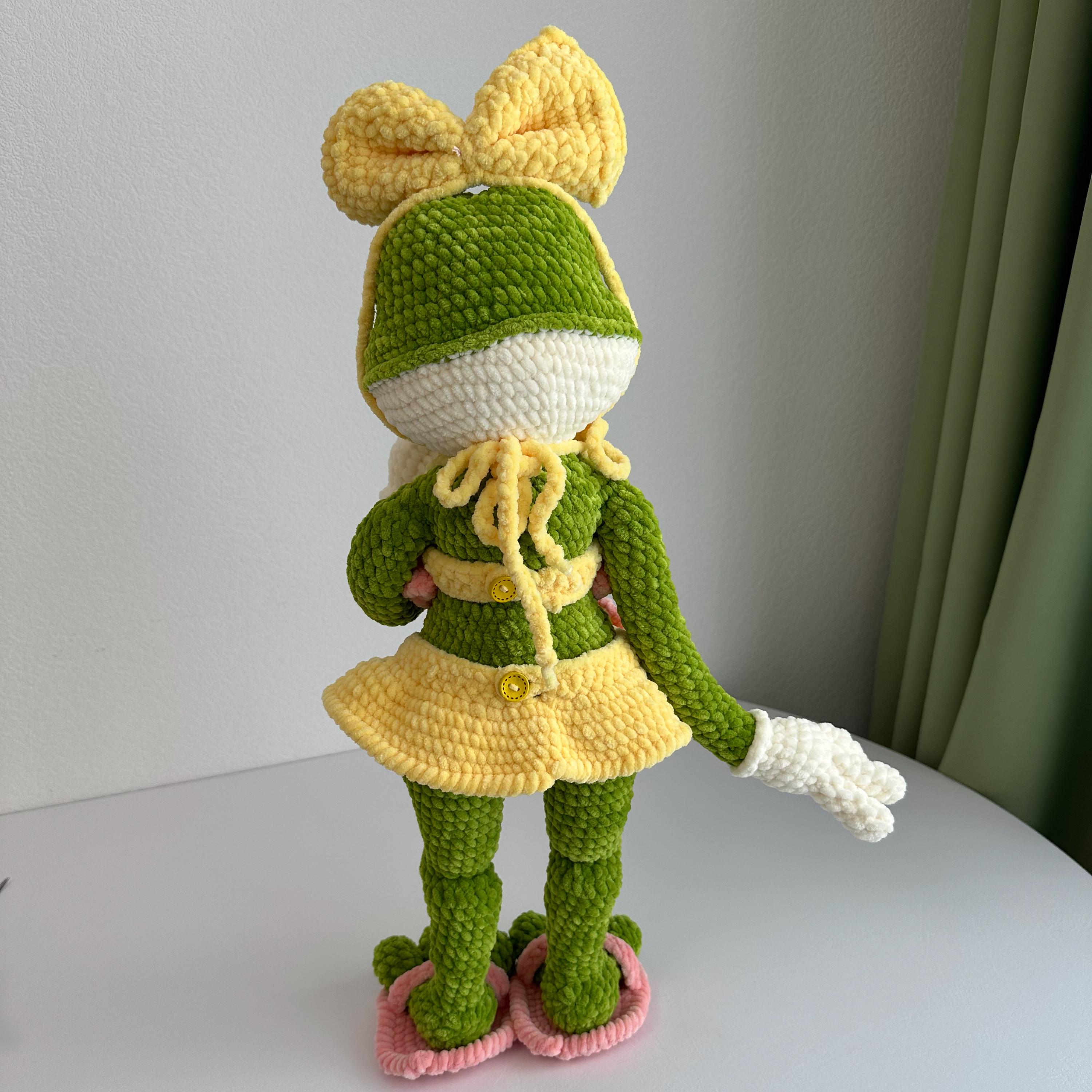 Crochet Frog Pattern / Amigurumi Pattern PDF / English Crochet Frog ...
