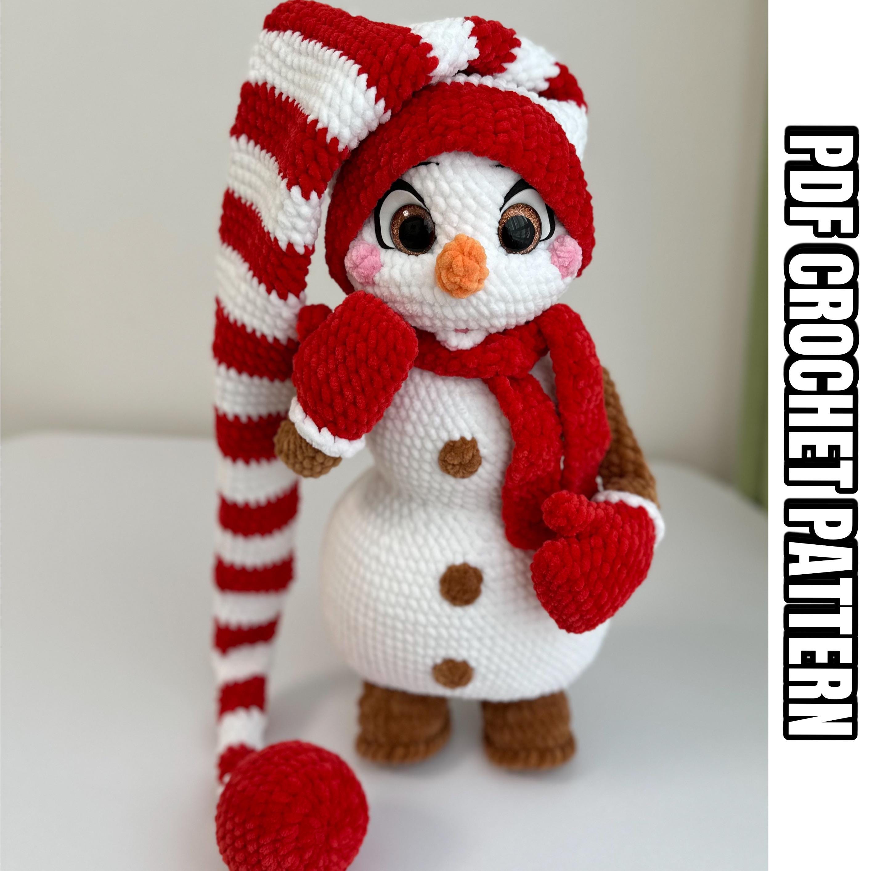 Crochet Snowman Pattern / Amigurumi Pattern PDF / English Crochet ...