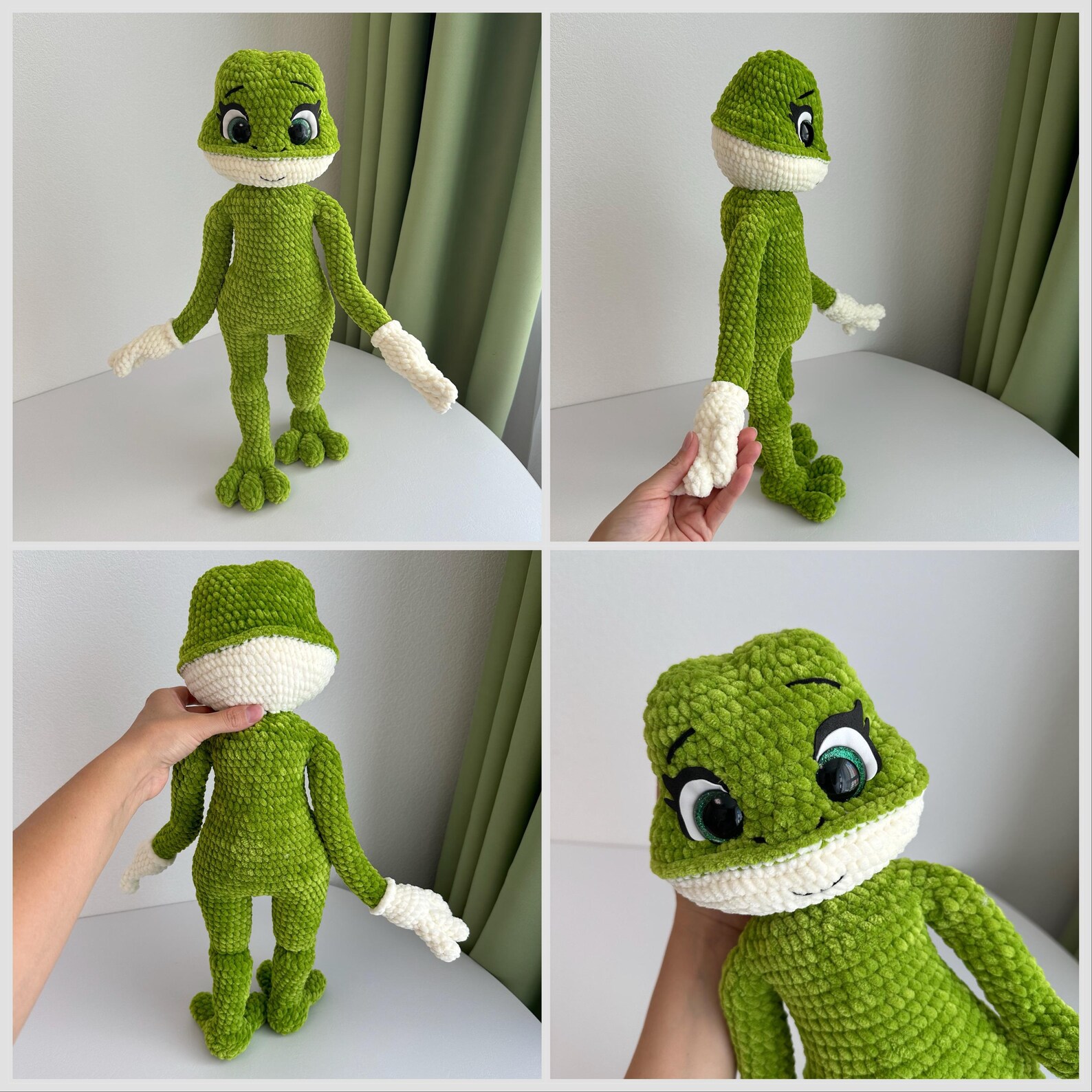 Crochet Frog Pattern / Amigurumi Pattern PDF / English Crochet Frog ...