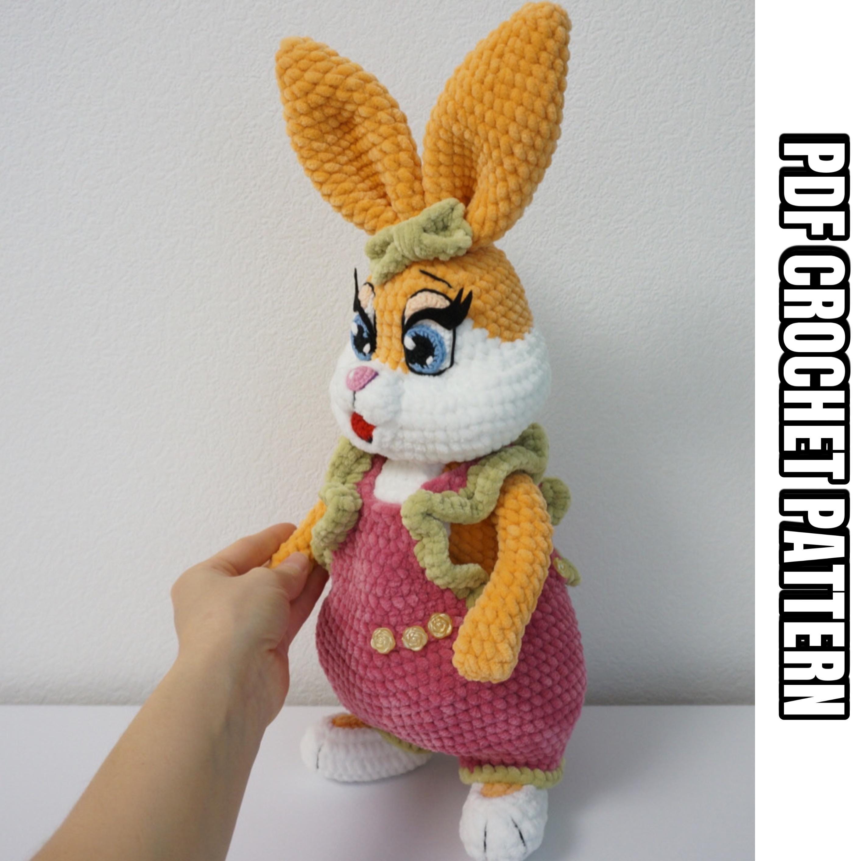 Crochet Hare Pattern / Amigurumi Pattern PDF / English Crochet Hare ...