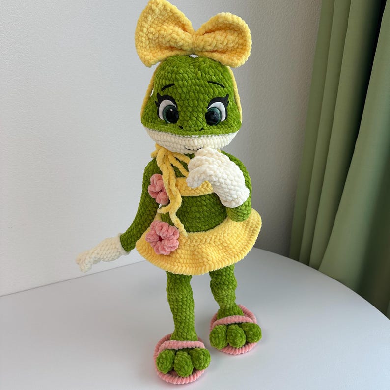 Crochet Frog Pattern / Amigurumi Pattern PDF / English Crochet Frog ...