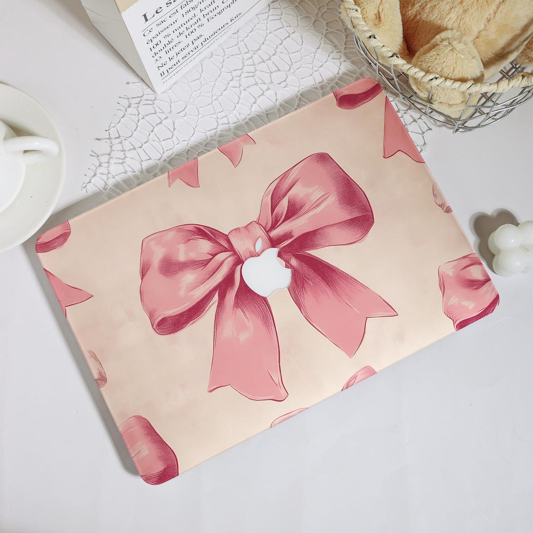 Sweet Cute Pink Bow MacBook Case Laptop Cover for Air 2020 Case,macbook ...