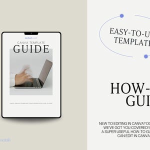 Minimalist Service Guide Template | Editable Canva Business Welcome ...