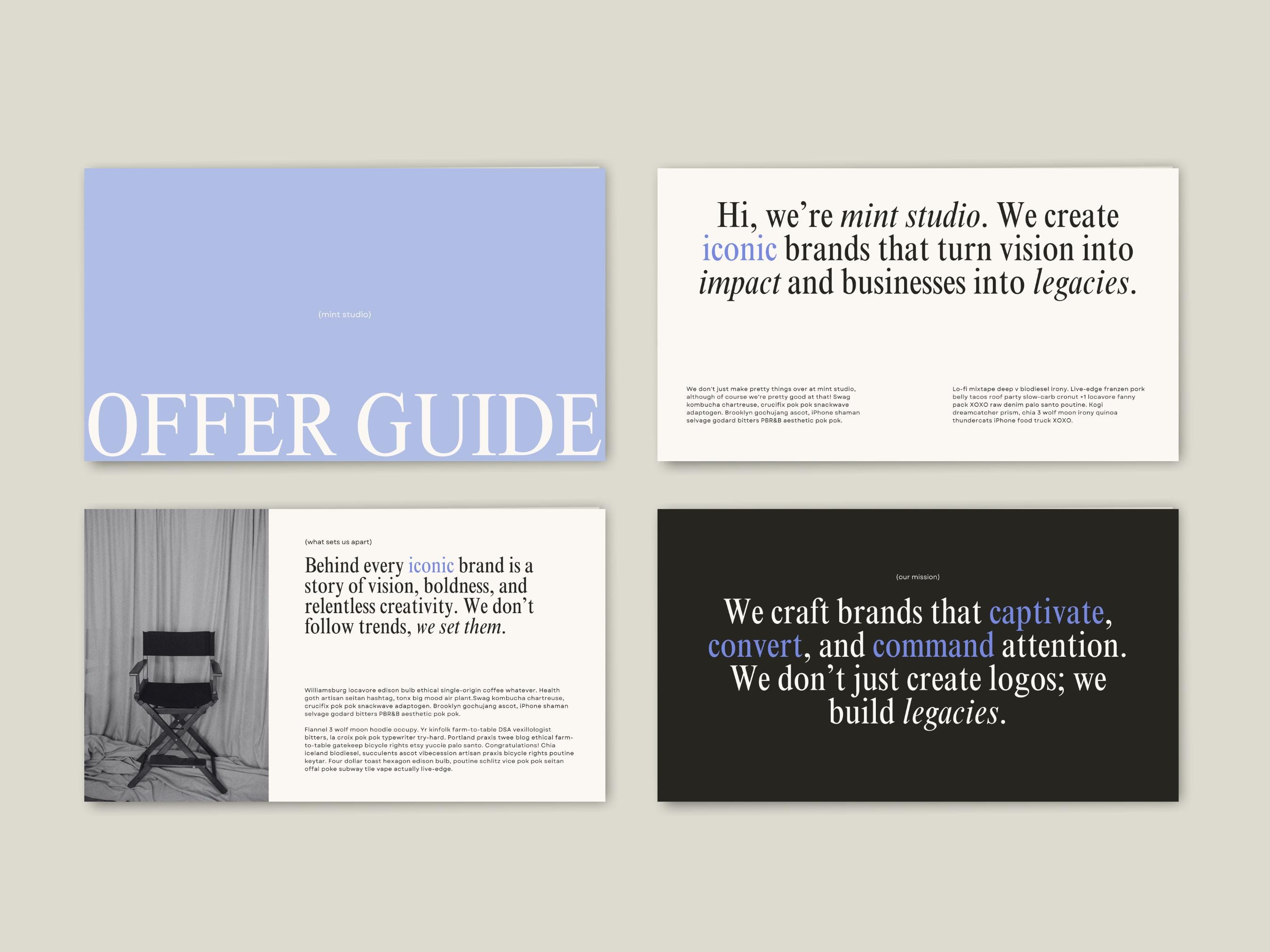 Canva Offer Guide Template | Editable Coaching Pitch Deck + Service ...