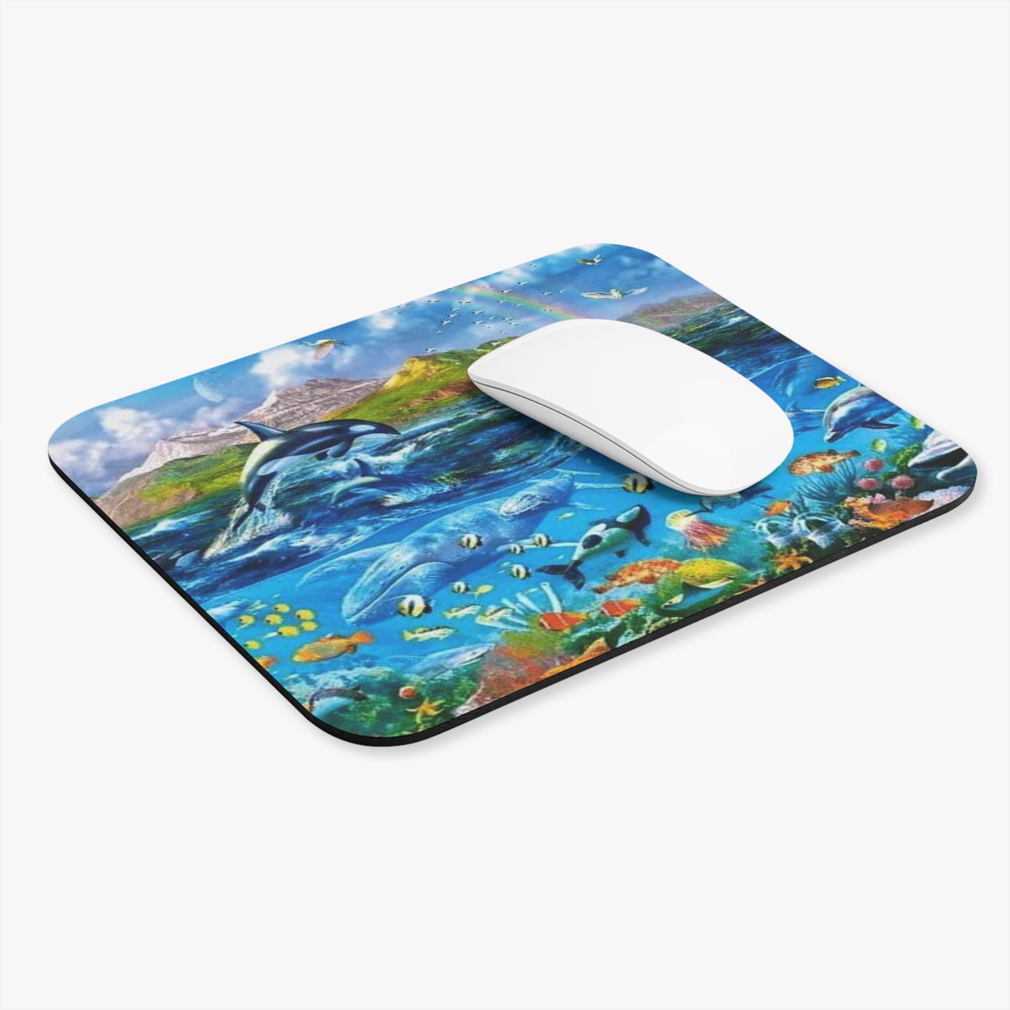 Frutiger Aqua Mouse Pad, 9"x8" Retro Computer, 2000s Y2K Futurism ...