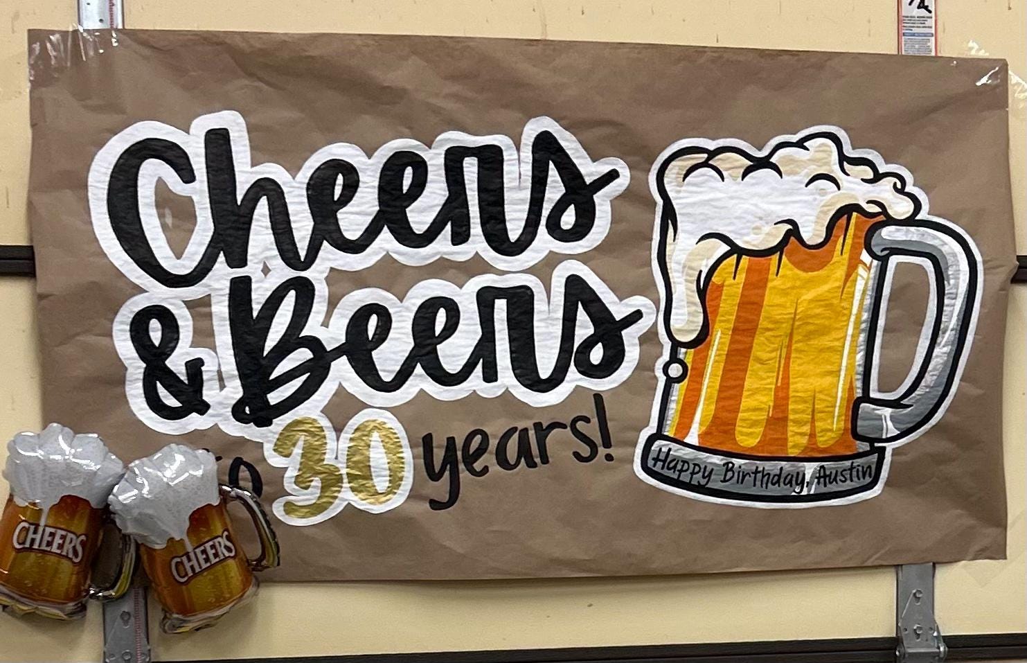 Hand Painted Birthday Banner - Etsy
