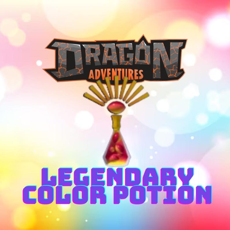 DRAGON ADVENTURES Legendary Color Potion - Etsy