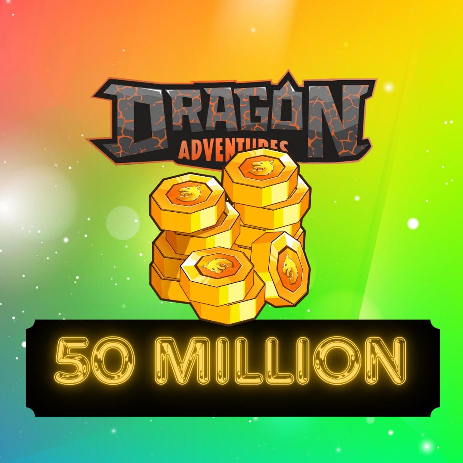 DRAGON ADVENTURES Coins | 50 Million Coins | Cheapest on Etsy - Etsy