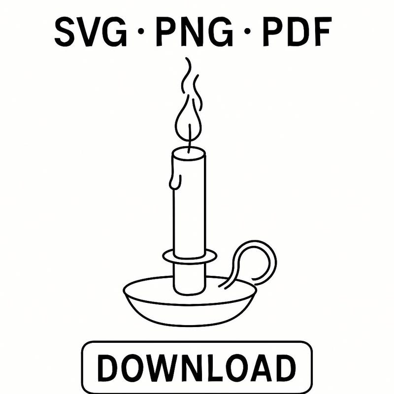 Art Line Candle - Etsy