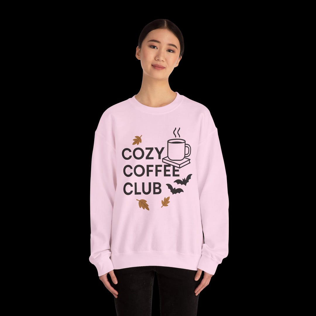 Cozy Coffee Club PNG SVG | Minimalist Fall Coffee Graphic | Digital ...