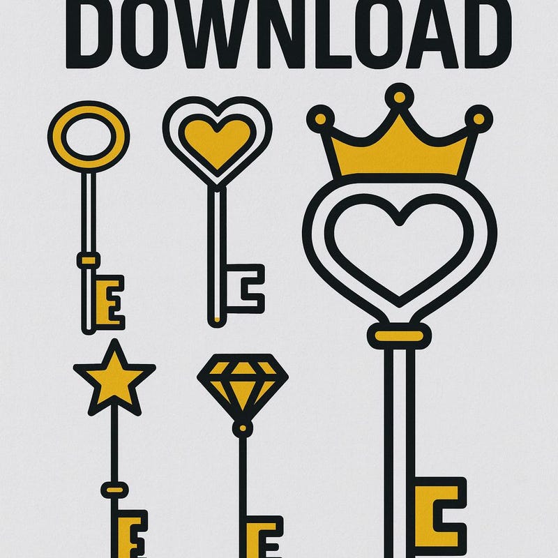 Skeleton Key Clipart - Etsy