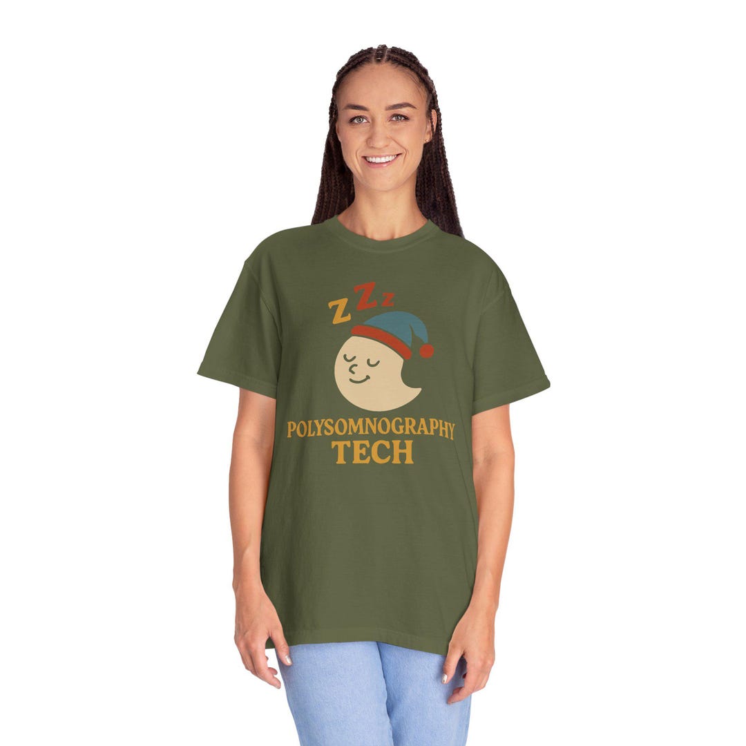 Polysomnography Tech Shirt: Cartoon Moon, Retro Sleep Lab Tee - Etsy