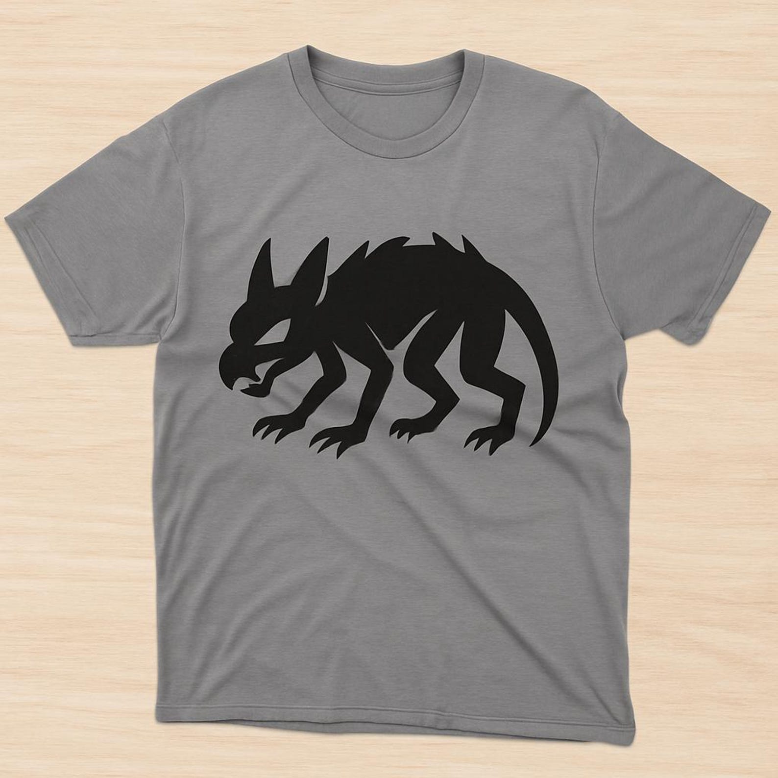Chupacabra Vector Graphic: Cryptid Monster Clipart (SVG, PNG Digital ...