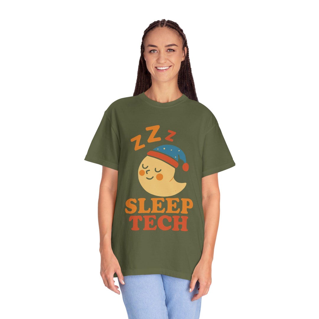 Sleep Tech T-shirt: Cartoon Moon, Retro Sleep Lab Design - Etsy