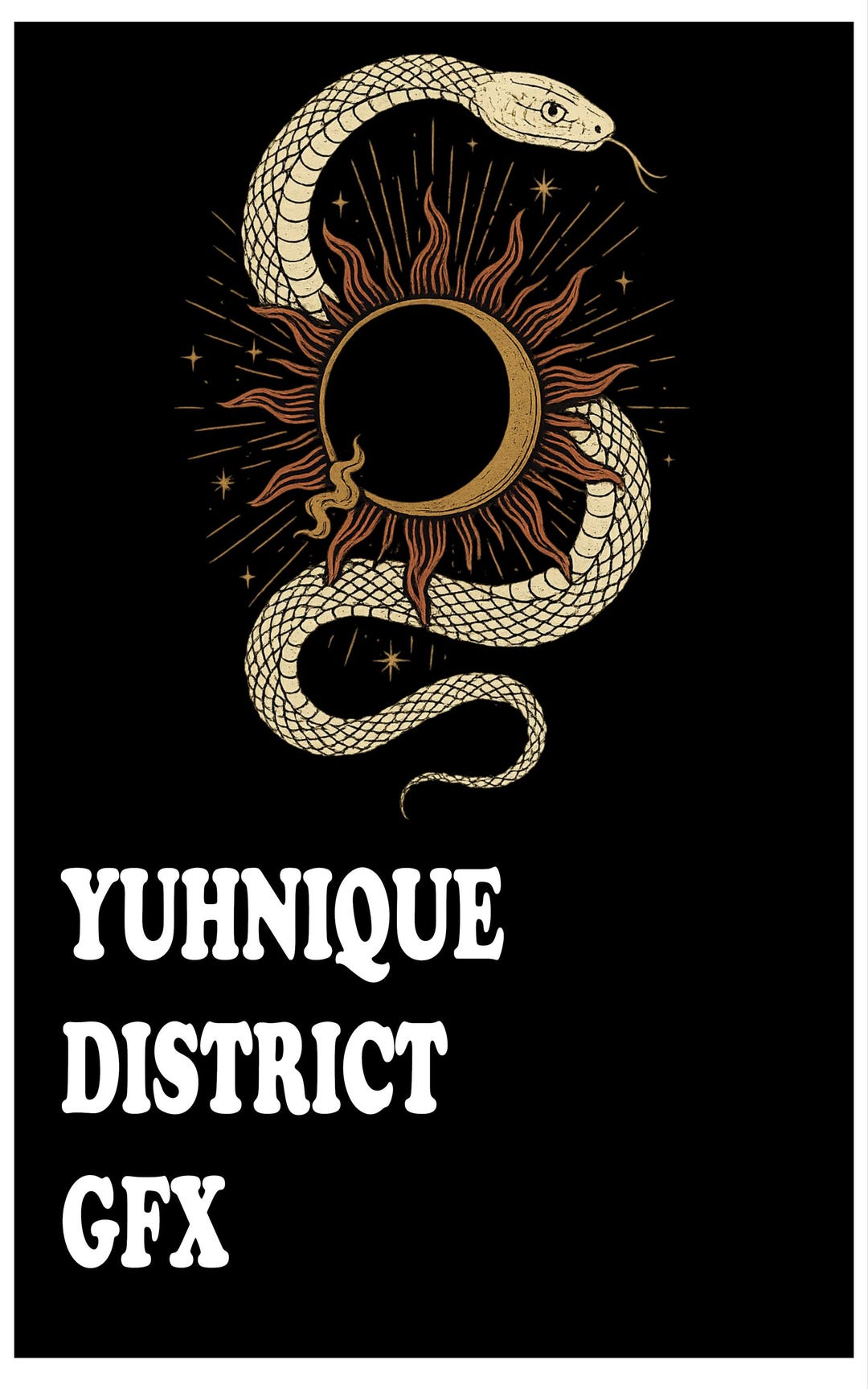 Serpent Eclipse PNG Bundle | Mystical Snake With Solar & Lunar Eclipse ...