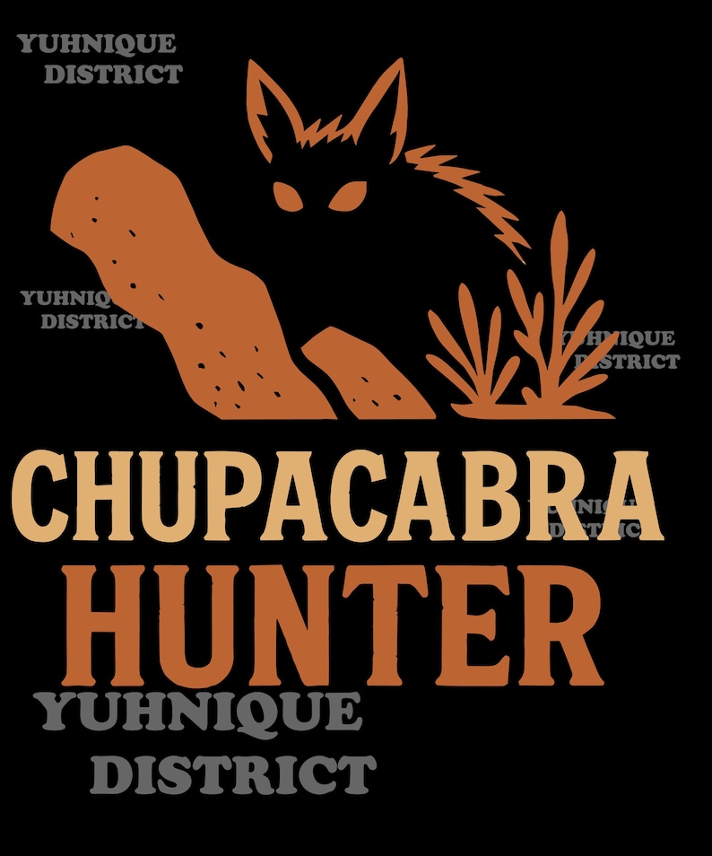 Chupacabra Hunter SVG PNG: Cryptid Desert Graphic (digital Download) - Etsy