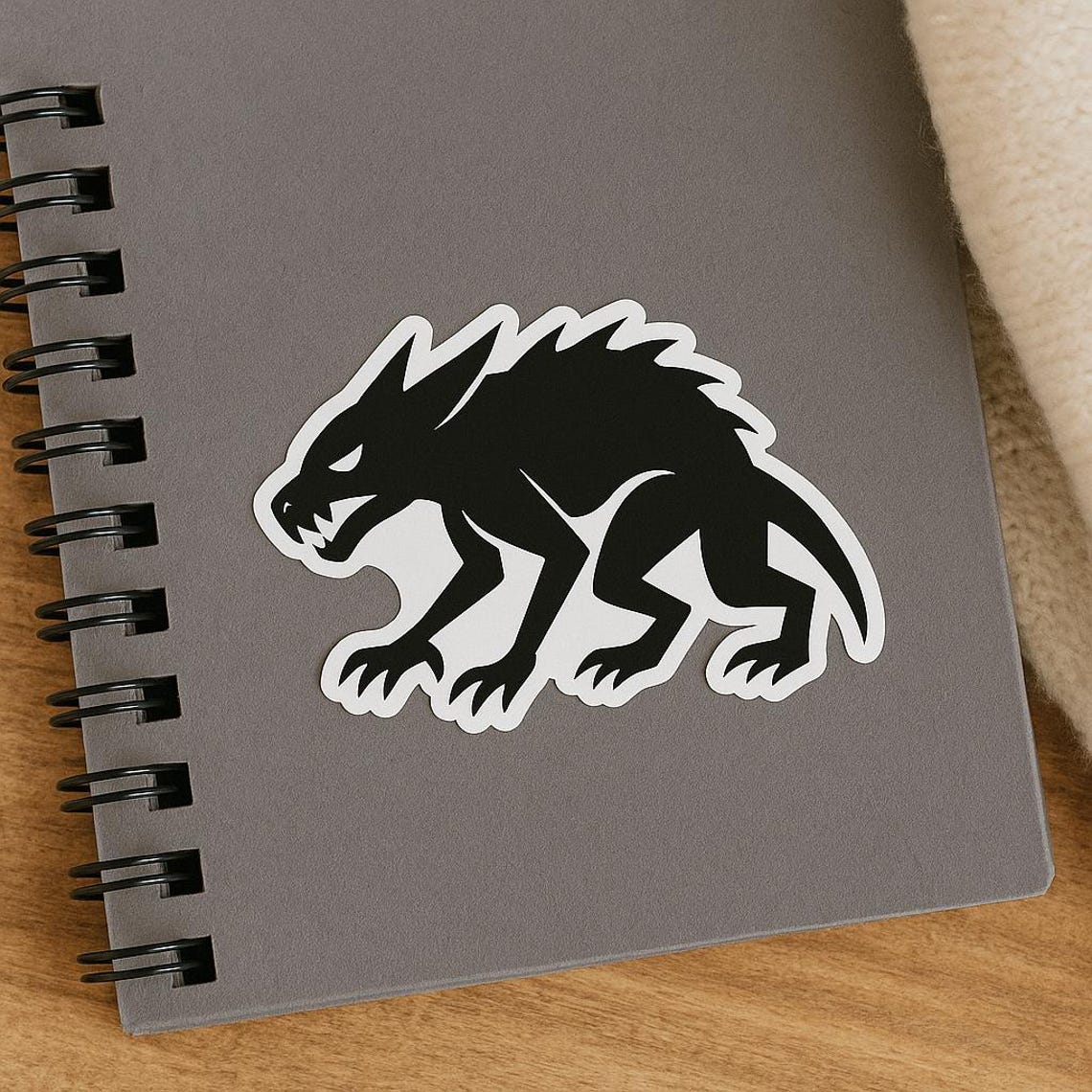 Chupacabra Vector Graphic: Cryptid Monster Clipart (SVG, PNG Digital ...