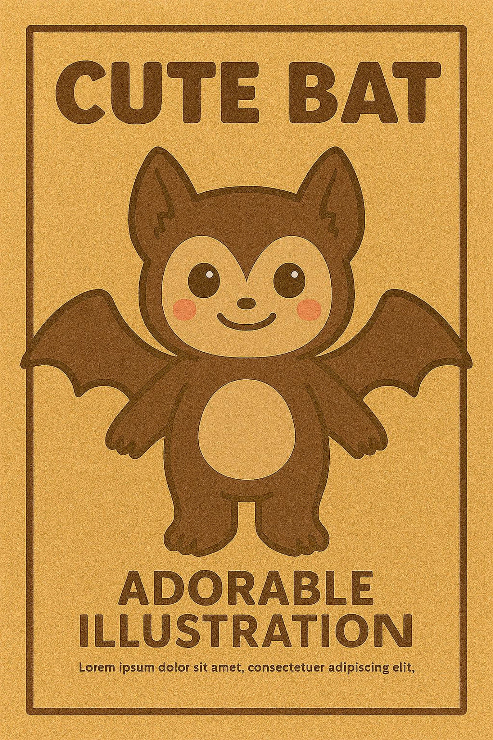 Kawaii Ahool Cryptid Clipart: Bat Monkey PNG SVG PDF Digital Download ...