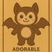 Kawaii Ahool Cryptid Clipart: Bat Monkey PNG SVG PDF Digital Download ...