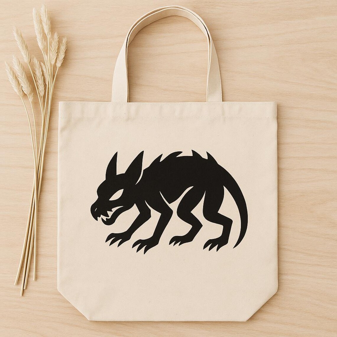 Chupacabra Vector Graphic: Cryptid Monster Clipart (SVG, PNG Digital ...