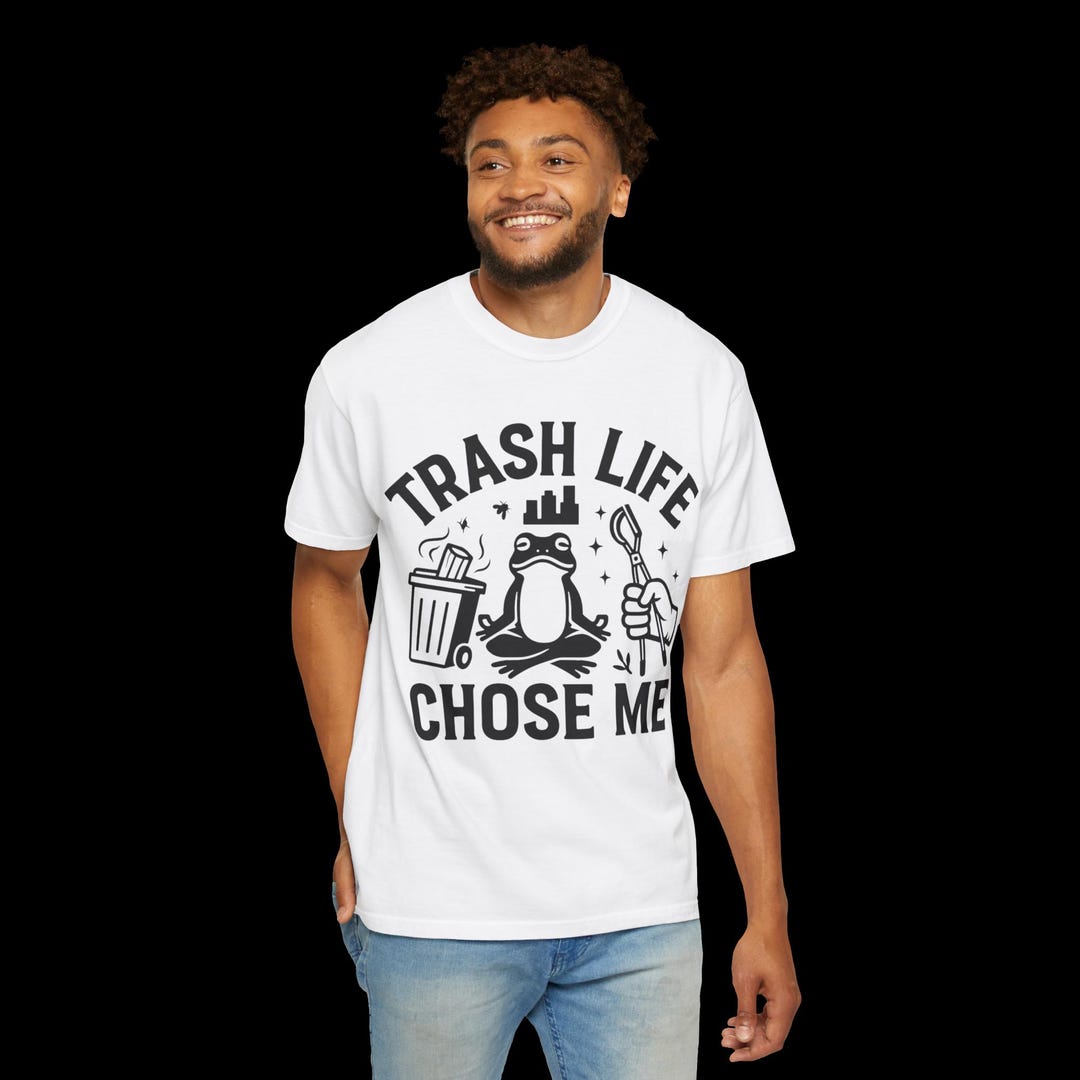 Trash Life Chose Me SVG PNG | Sanitation Worker Digital Design | Funny ...