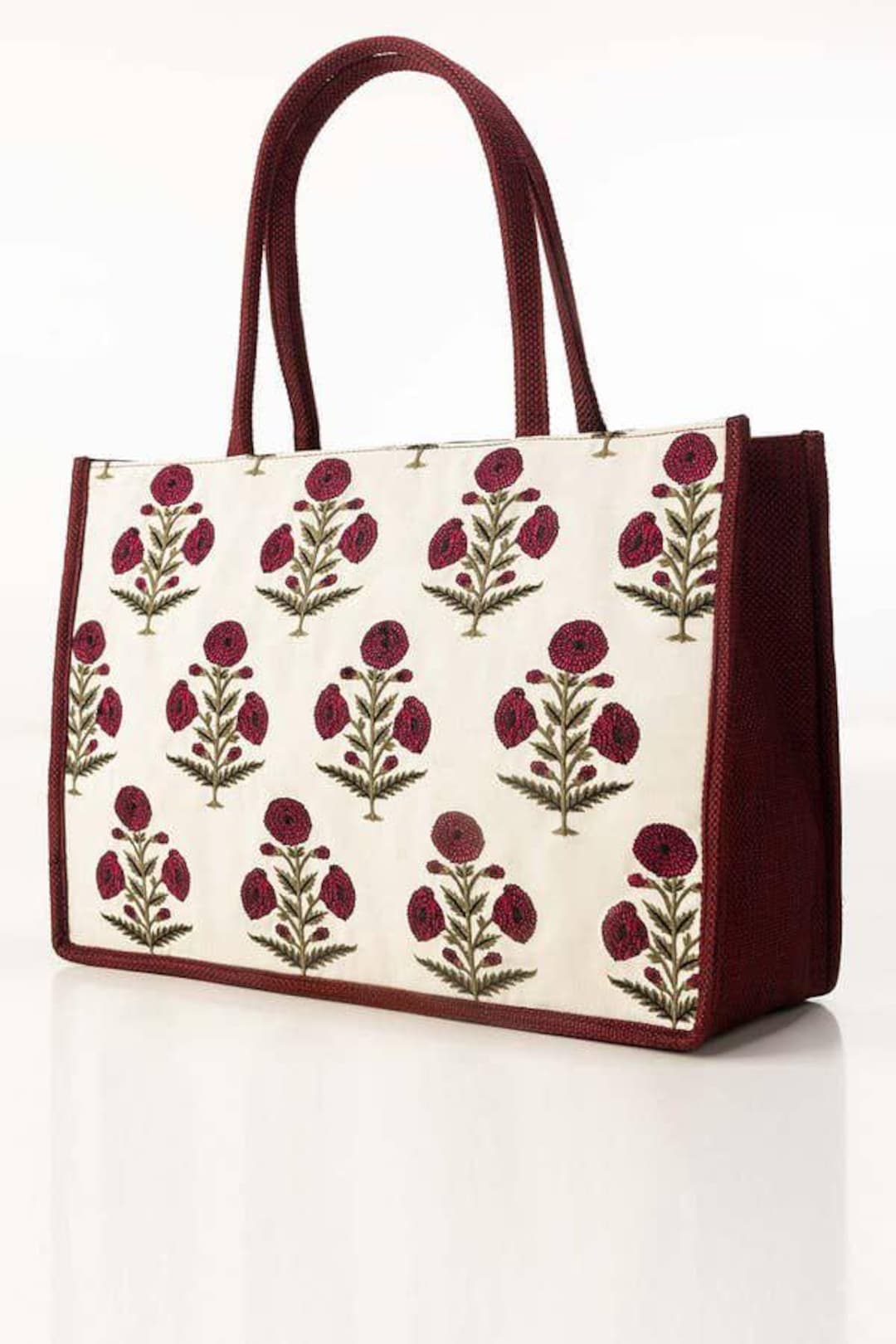 Maroon Tote Bag ,shoulder Tote Bag,canvas Bag - Etsy
