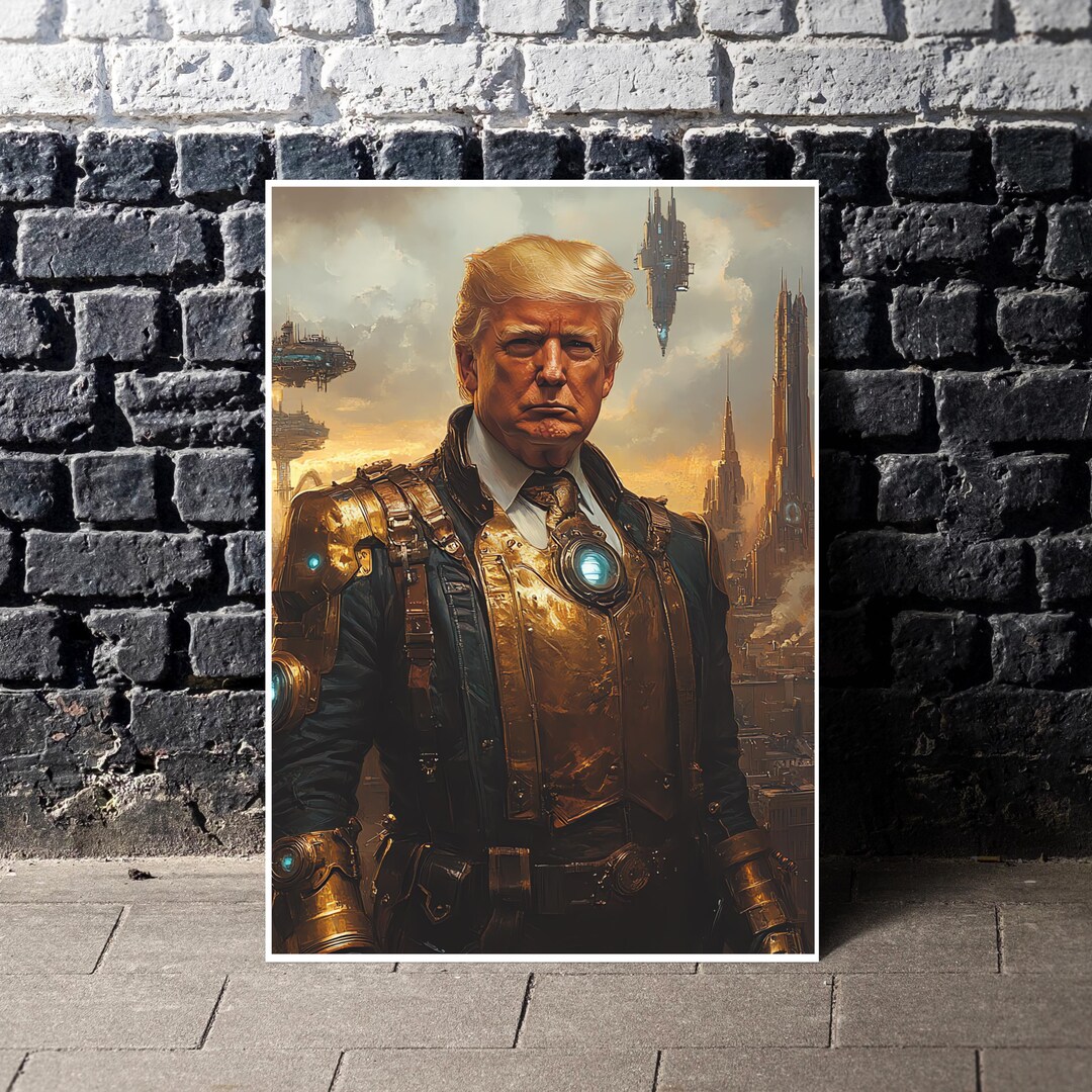 Poster - Steam Punk Donald: Standing Tall for Our Country - Etsy
