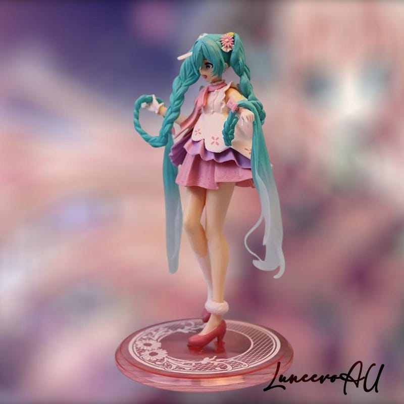 Pink Hatsune Miku Figure - Etsy