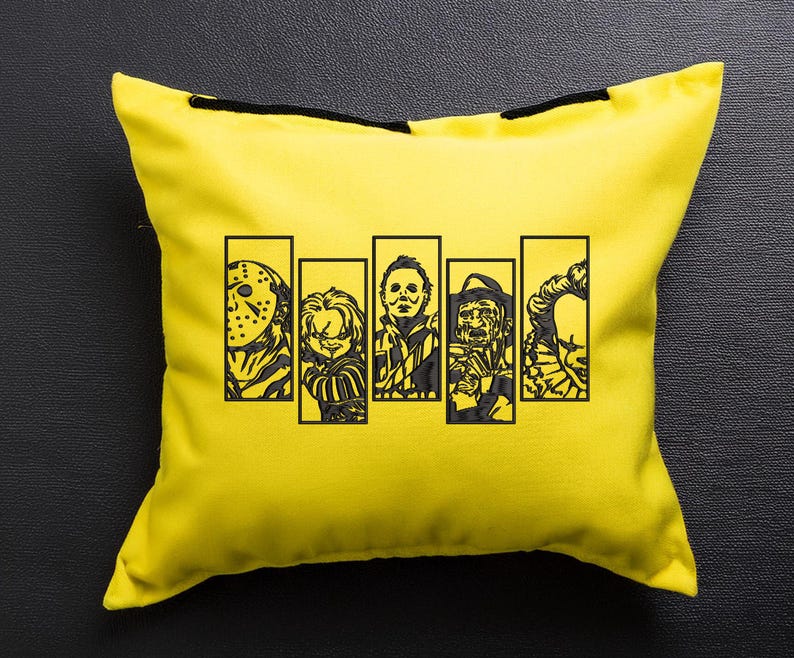 Halloween Horror Embroidery Design Cute,horror Movie Embroidery,horror ...