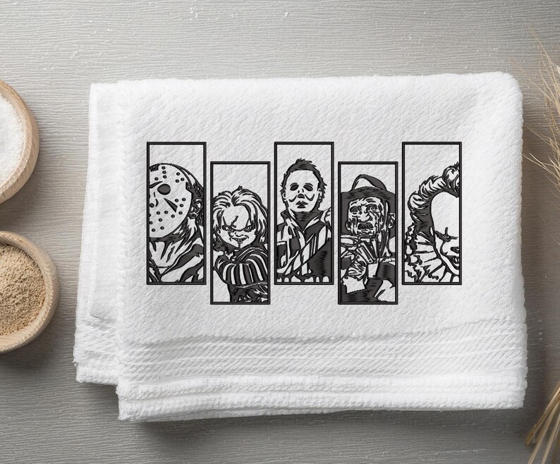 Halloween Horror Embroidery Design Cute,horror Movie Embroidery,horror ...
