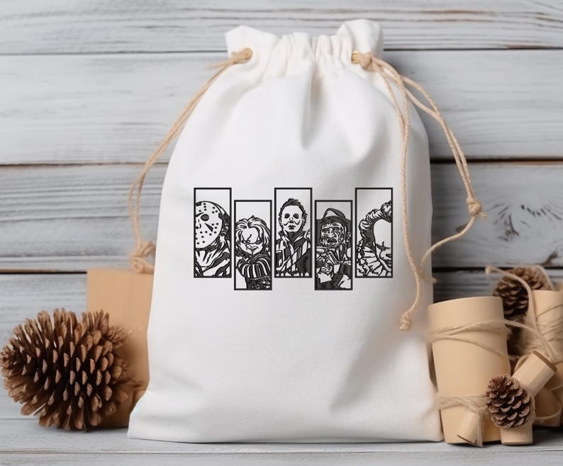 Halloween Horror Movie Character Embroidery Design, 6 Sizes (digital ...