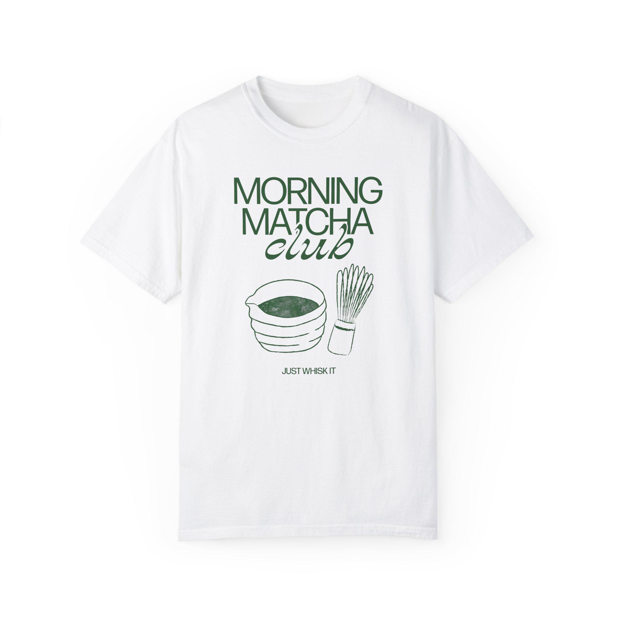 Morning Matcha Club Tee: Unisex Comfort Colors Vintage T-shirt - Etsy