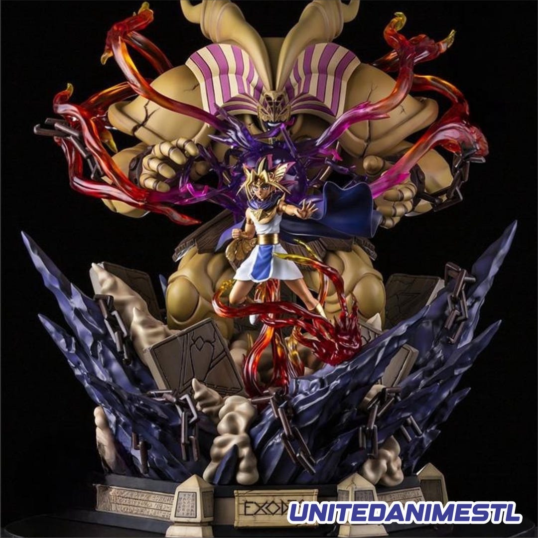 Yugi Oh Exodia Diorama STL File | Modelo 3D de alta qualidade para impressão | Estatueta de ...