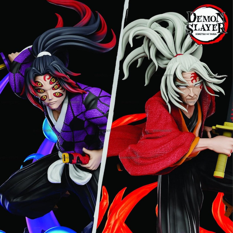 Demon Slayer Kokushibo & Yorichi STL File for 3D Printing, High Quality ...