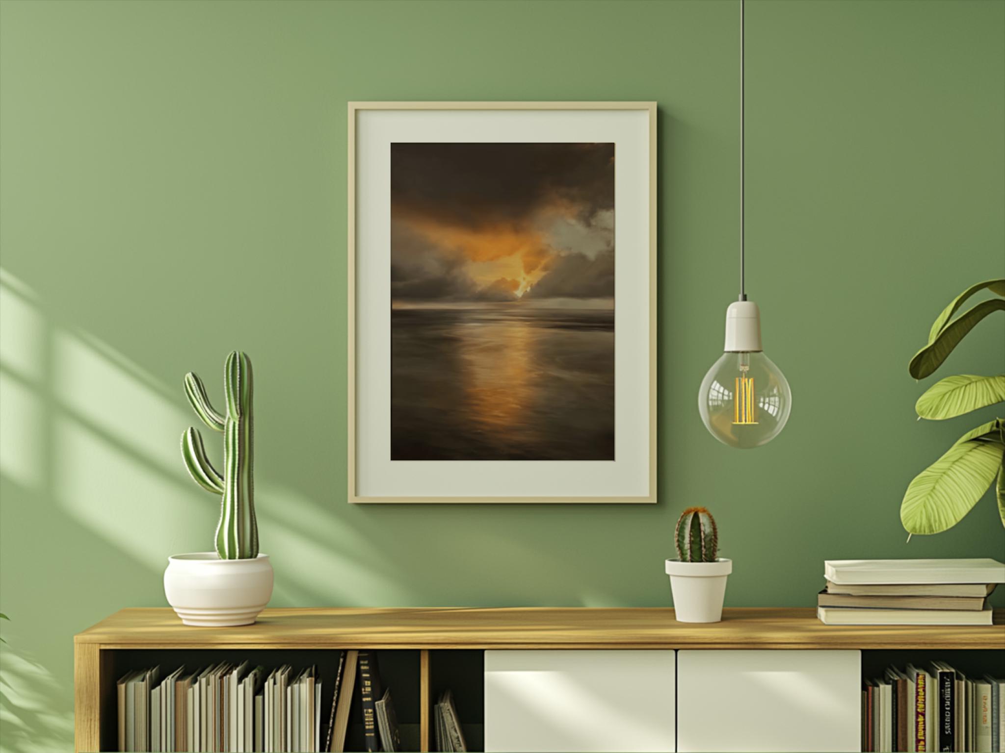 Printable Living Room Wall Art, Digital Vintage Style Decor Print ...