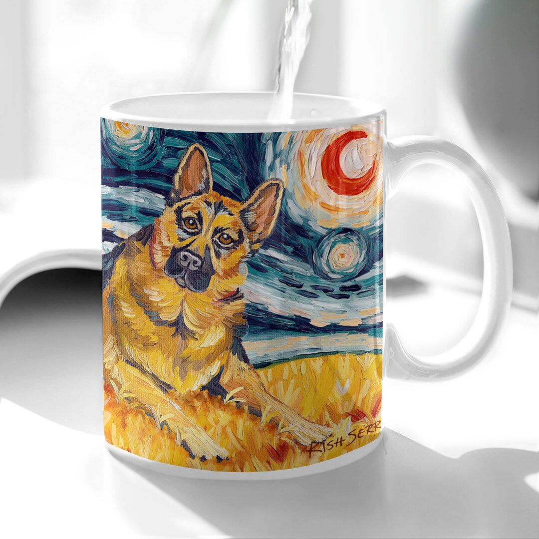 German Shepherd - Dog Coffee Mug - Personalized Gift - Dog Lover Gift ...